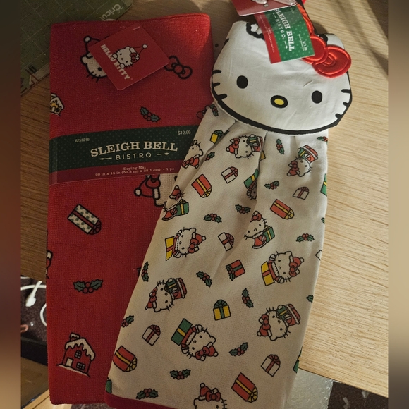 Hello Kitty | Holiday | Hello Kitty Holiday Kitchen Towel Drying Mat ...